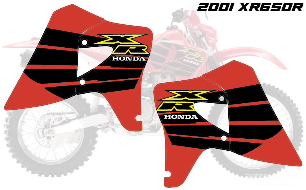Honda XR 650R graphic kit.