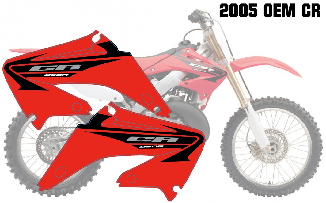 2005 HONDA CR OEM REPLICA GRAPHICS.