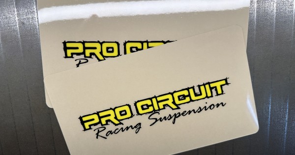 PRO CIRCUIT FORK LEG DECAL SET
