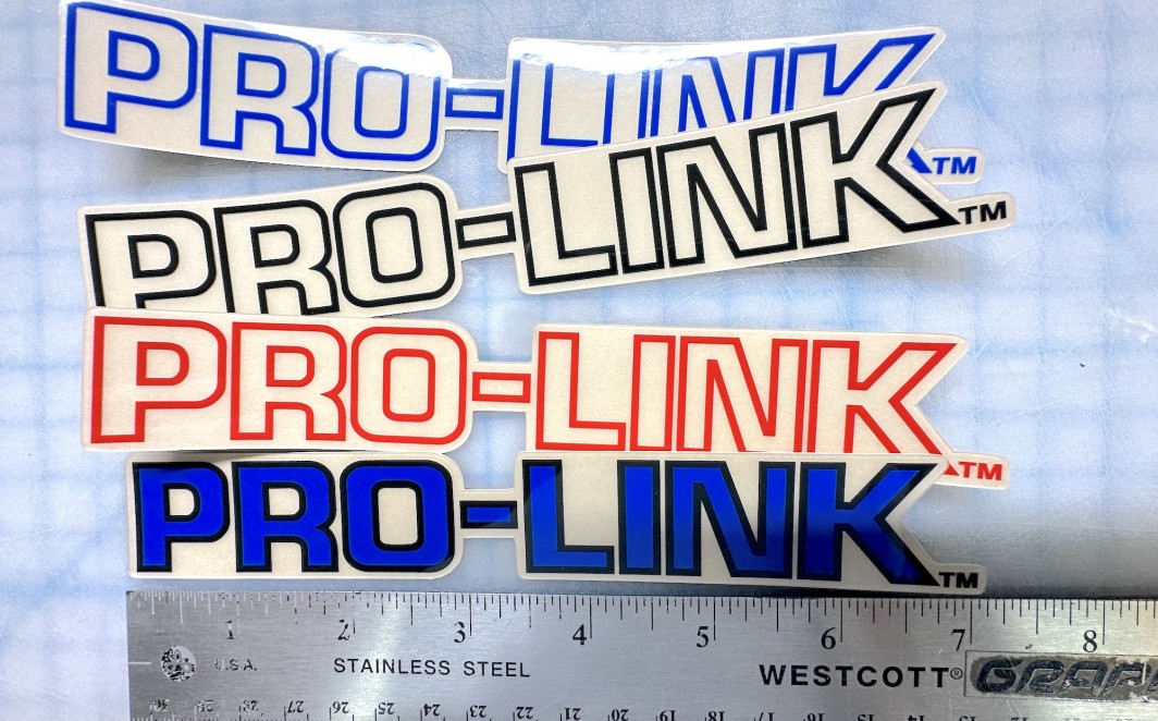 '81-'89 Honda PRO-LINK Swing Arm decals.